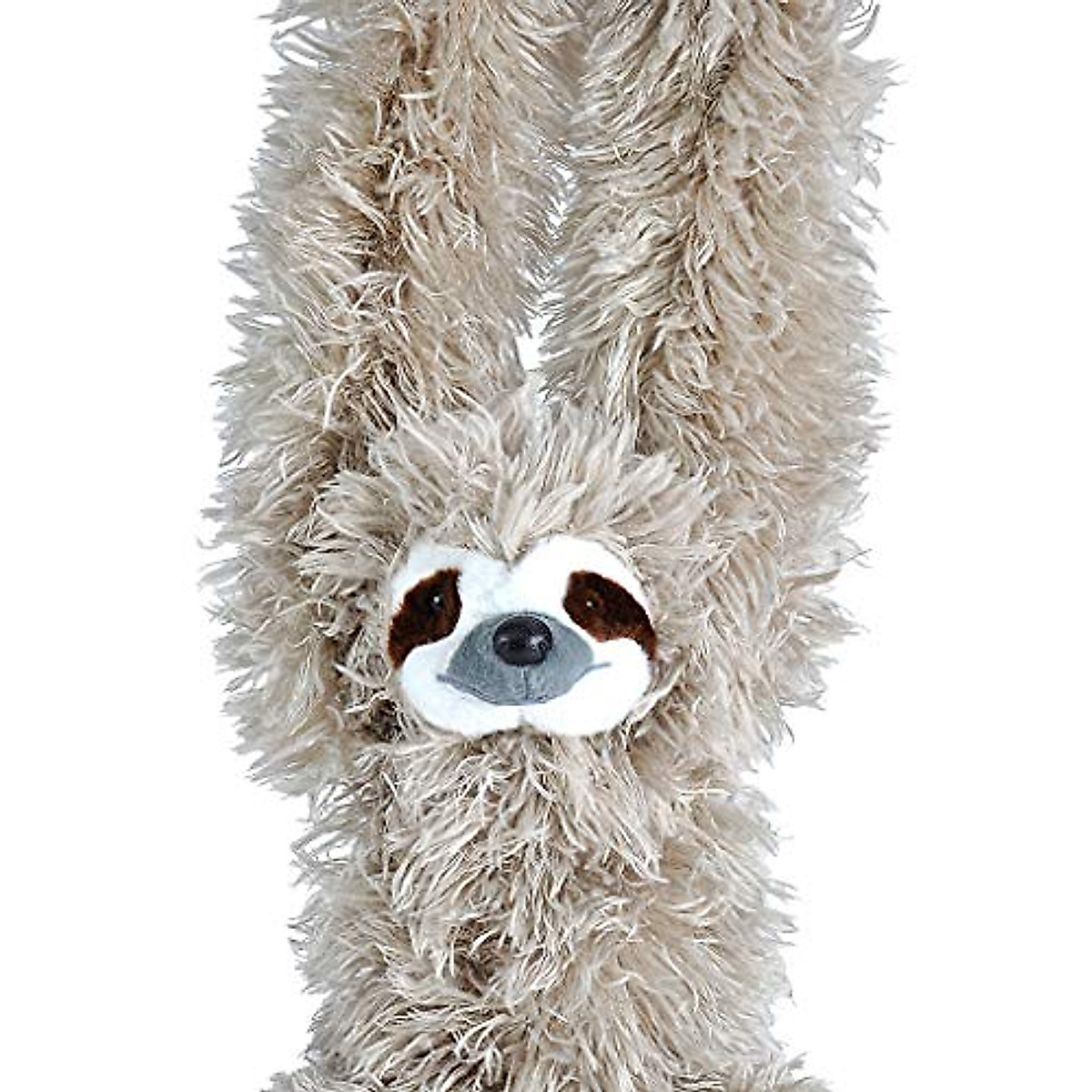 Wild Republic Hanging Three Toed Sloth Plush, Stuffed Animal, Plush Toy, Gifts for Kids, Zoo Animals, 30 inches