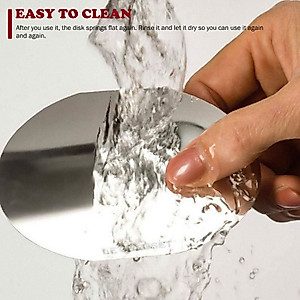 Hemoton 40pcs Aluminum Foil Red Wine Pourer Disc Slice Flexible Drip Stop Pour Spouts Disk for Christmas(Silver)