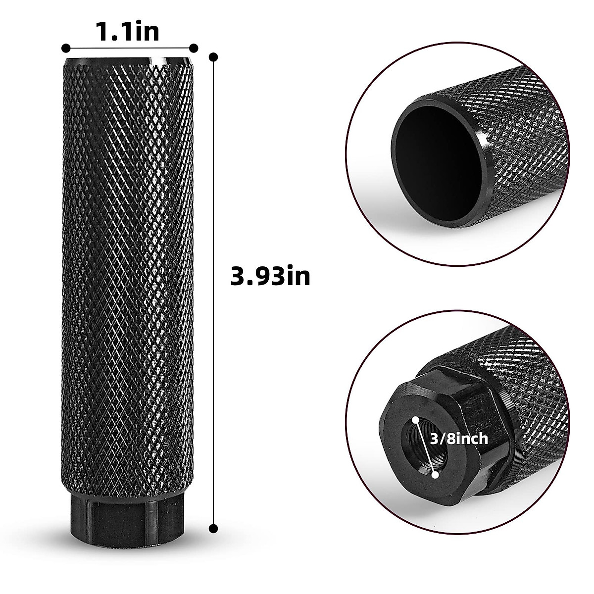 Shwsed Bike Pegs, Aluminum Anti-Skid BMX Bicycle Foot Pegs for Mountain Bike Cycling, Stunt Pegs Fit 3/8 inch Axles (Colorful)