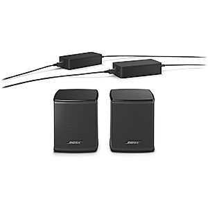Bose 768973-1110 Virtually Invisible 300 Wireless Surround Speakers (Pair, Black)