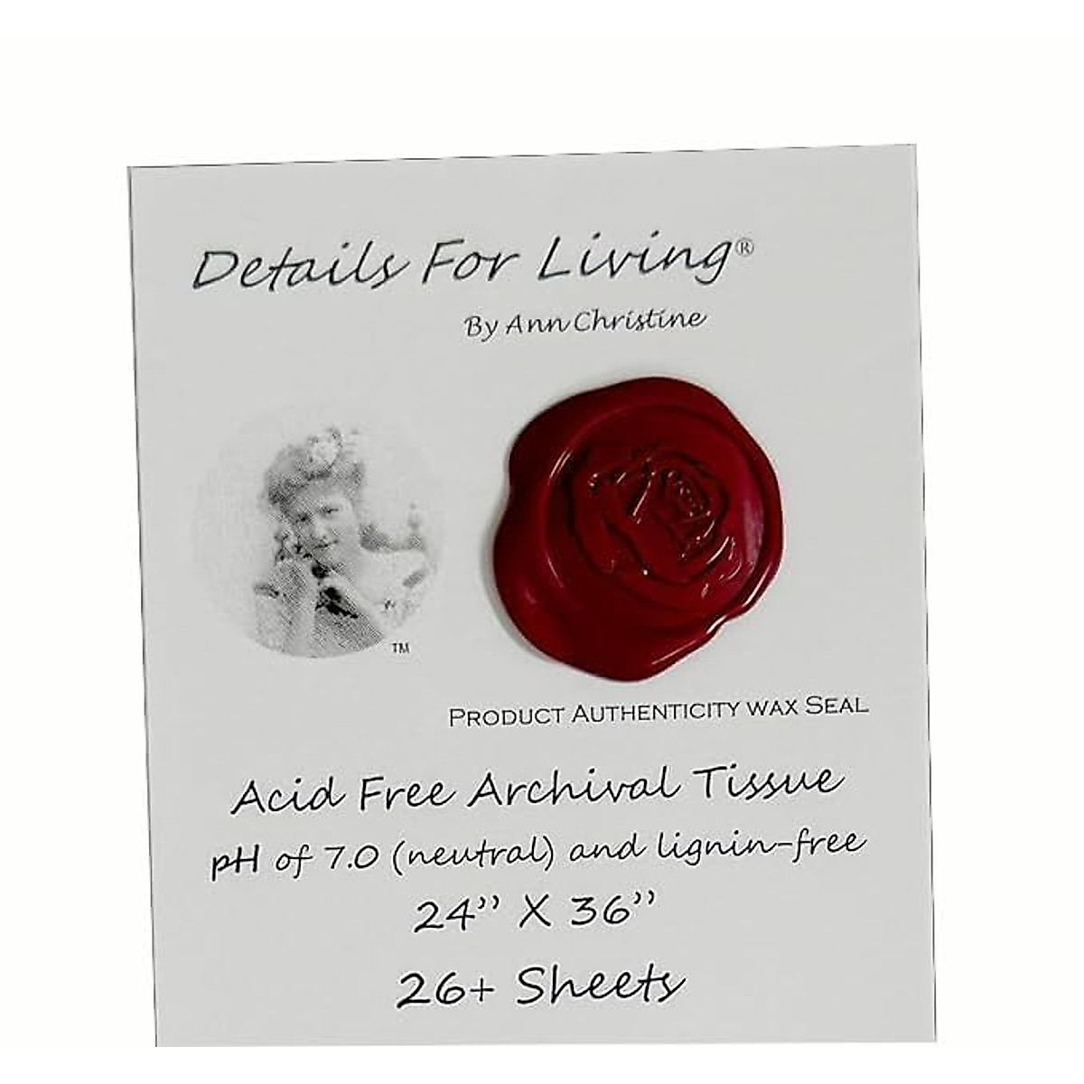 26+ Large Sheets Un-Buffered Acid, Sulfur & Lignin Free ARCHIVAL Tissue Paper 24x36in. Properly Pack & Store Your Textiles, Silver, Photos, Art & Much More.