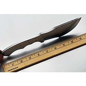 Whole Earth Supply D-2 Steel Tracker Knife Making Blank Blade Hunting Skinning Skinner D2 Knives