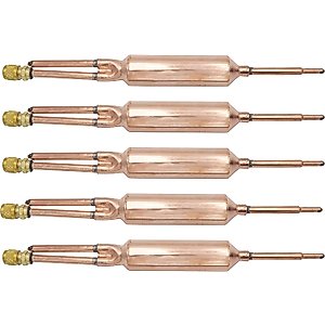 Supplying Demand D111 5 Pack Copper 1 Inch Charging Drier for Commercial Refrigerators Freezers Air Conditioners