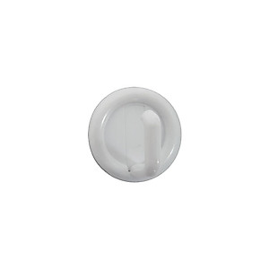 InterDesign Utility Hooks, Self-Adhesive Organizers for Entryway, Kitchen, Bathroom, Office - Set of 4, White
