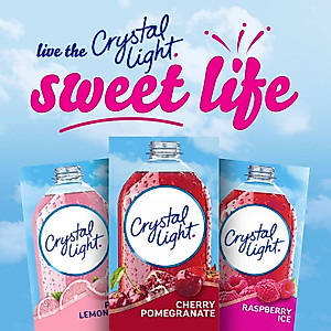 Crystal Light On The Go Antioxidant, Natural Cherry Pomegranate, 10-Count Boxes Pack of 3