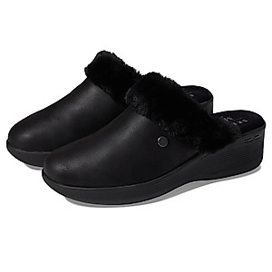 Skechers Martha Stewart - Pier Lite - Cozy High Black 5.5 B (M)