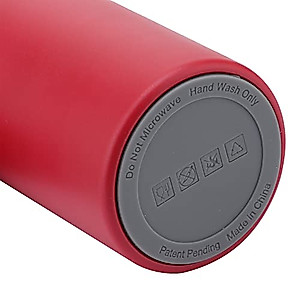 GOOFIT 7Oz Small Coffee Water Bottle Double Wall Vacuum Insulated Thermos for Kids and Women Keeps Cold 12H Hot 12H Red