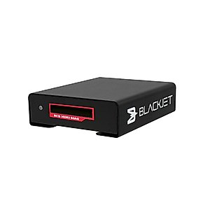 Blackjet VX-1R is a RED Mini-MAG Reader That's USB 3.2 Gen 2 (RED Approved). It has Read speeds of 525 MB/s. It's a Designed for Professional DIT for The Video, Broadcasting, and Cinema Market.