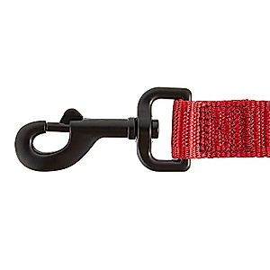 KONG Comfort Ultra Durable Traffic Padded Handle Quick Control Leash 4' (Red)