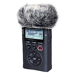 YOUSHARES DR40X Windscreen Muff for Tascam DR-40X DR-40 Portable Recorders, DR40 Mic Deadcat Windshield Windscreen Artificial Fur Wind Screen
