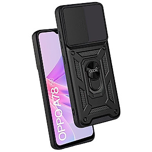 Cool Case for Oppo A78 5G Hard Ring Black