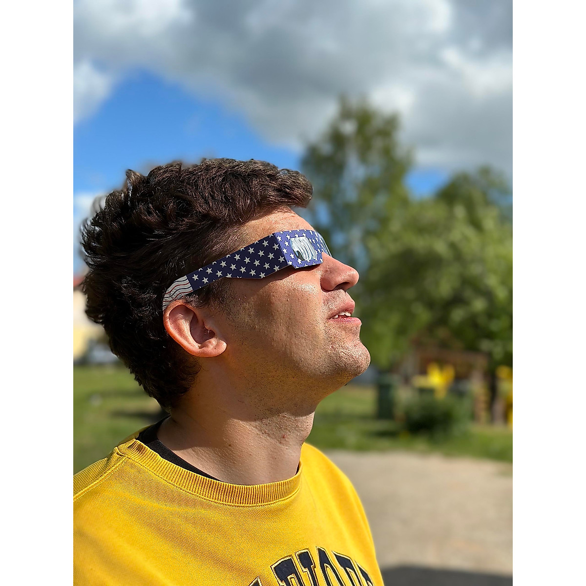 Solar Eclipse Glasses (10 pack) ISO 12312-2 Compliant, AAS Recognized, for safe direct Sun Viewing of April 8, 2024 Total Solar Eclipse in USA