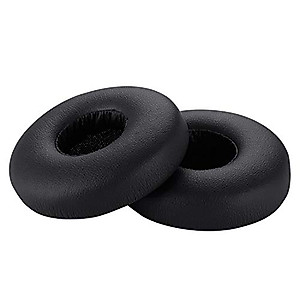 Geekria QuickFit Replacement Ear Pads for AKG N60NC Wire Headphones Earpads, Headset Ear Cushion Repair Parts (Dark Grey)