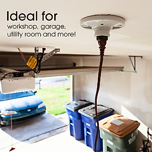 General Electric, 2 Pack, Black, Power Gear Polarized Handy Plug, Convert Light Bulb Socket to Outlet Adapter, 2-Prong, Easy to Install, UL Listed, 54276, 2 Count