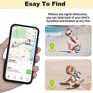 Fhtase AirTag Wristband Kids(2 Pack), Nylon Airtag Bracelet Compatible with Apple Air Tag, Flexible Adjustable Anti Lost Watch Band for Toddler Baby, Boys, and Girls, Elders (Pink&Rainbow)