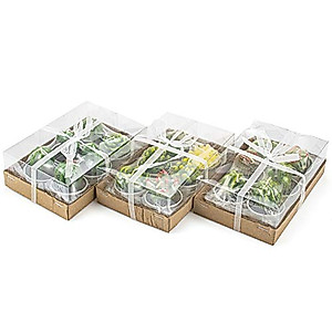 Lawei 18 Pack Cactus Tealight Candles - Handmade Delicate Succulent Mini Plants Candles - Perfect for Home Decor Candles Festival Wedding Props and House-Warming Party