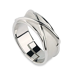 Anime Super Black GK Time 925 Sterling Silver Finger Ring Earring Fashion US 5,6,7