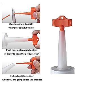 ORXPLUS TOOLS 4pcs Caulk Sealer, Caulk Saver Cap Tools