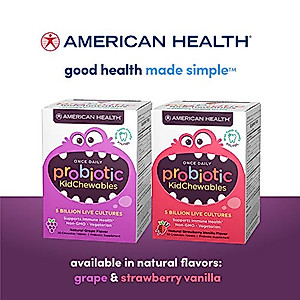 AMERICAN HEALTH Probiotic Kid Chewables, 30 Count