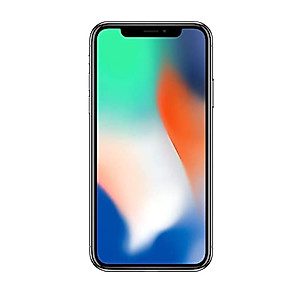 Apple iPhone X, 256GB, Silver - For GSM (Renewed)