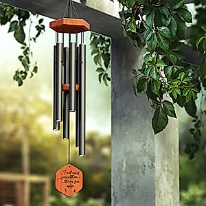 P.R.I.Z.A Memorial Wind Chimes, Sympathy Wind Chimes for Loss of Loved One, Memorial/Bereavement/Sympathy Gift, Loss of Mother/Father/Pet/Friends Condolence Remembrance, 32 inch