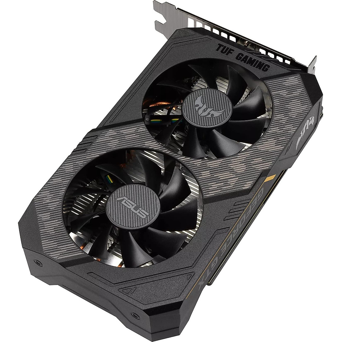 ASUS TUF Gaming NVIDIA GeForce GTX 1660 Ti EVO TOP Edition Graphics Card (PCIe 3.0, 6GB GDDR6, 14Gbps Memory Speed, HDMI 2.0b, DisplayPort 1.4, Space-grade Lubricant, Compact Design, GPU Tweak II)