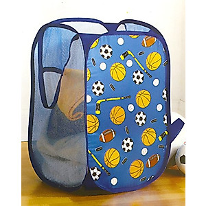 Heritage Kids Varsity Sports Pop Up Hamper Toy