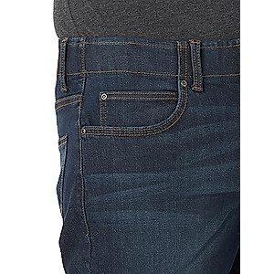 Lee Men's Extreme Motion Athletic Fit Tapered Leg Jean Blue Strike 34W x 34L