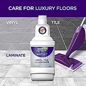 Swiffer WetJet Multi-Purpose Floor Cleaner Solution Refill, Vinyl, Tile & Laminate Floor Mopping and Cleaning, 1.25 Liter (2 Pack)