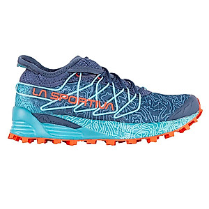 La Sportiva Womens Mutant Trail Running Shoe, Storm Blue/Cherry Tomato, 9.5