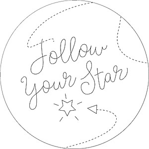 Celestial Embroidery Pattern Transfers (set of 10 hoop designs!)