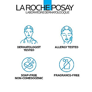 La Roche-Posay Effaclar Purifying Foaming Gel Cleanser for Oily Skin, pH Balancing Daily Face Wash, Oil Free and Soap Free