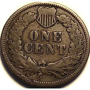1880 P Indian head Cent Penny Seller Good