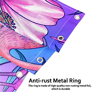 Aglebo Colorful Flamingo Shower Curtain Fabric Shower Curtain Set with 12 Hooks Water-Proof 72 * 72 Inches for Bathroom Beach Caravan Hotel