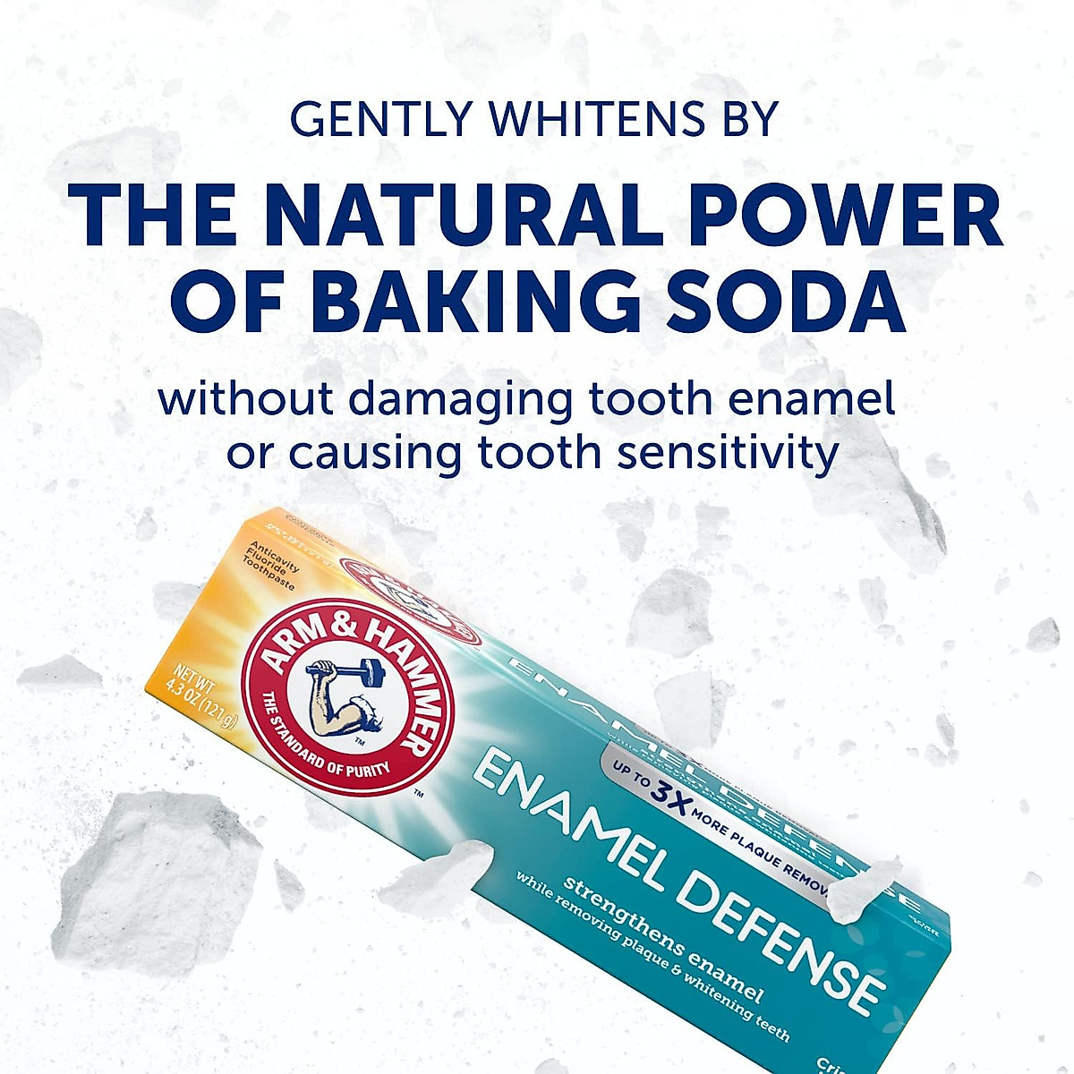 ARM & HAMMER Truly Radiant Bright & Strong Fluoride Anticavity Toothpaste Fresh Mint 4.3 oz