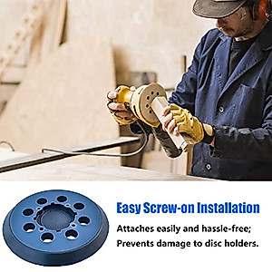 2 Pack Hook and Loop 5 Inch 8 Hole Replacement Sander Pad for Craftsman CMCW220B & CMEW231 Random Orbit Sander