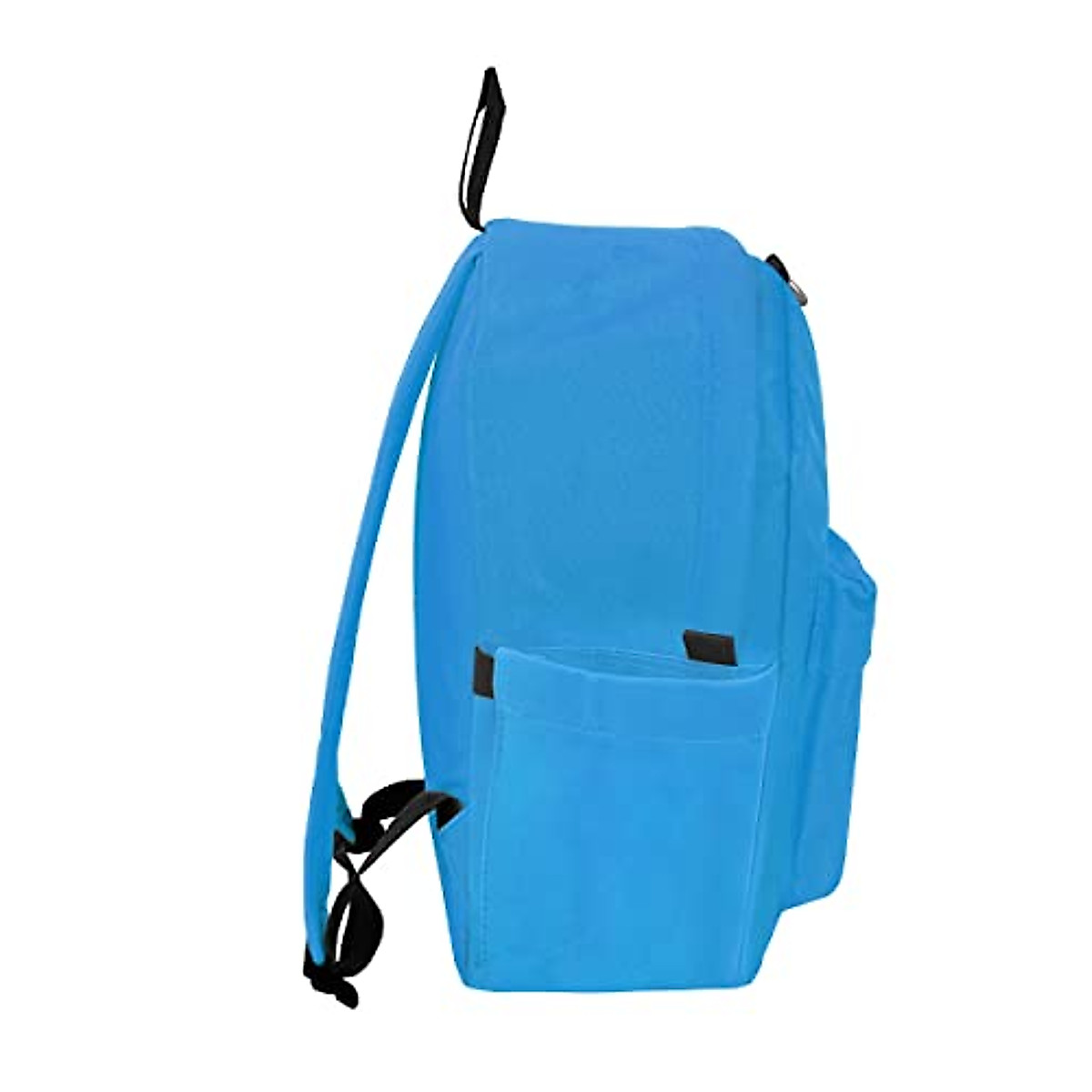 Everest Classic Laptop Backpack W/Side Pocket, Royal Blue, One Size