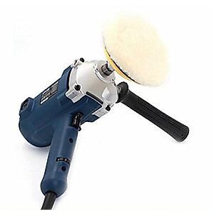 GRACEFUR Lambs Wool Polishing Buffing Pad Hook and Loop Soft Cutting Pad 3"/4"/5"/6"/7" Available Polisher for Auto Car (3"-10pack)