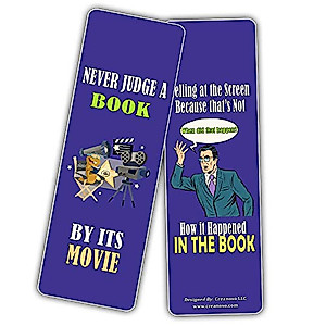 Inspiring Hilarious Literary Bookmarks (30-Pack) – Funny Book Reading Learning Pack - Excellent Party Favors Teacher Classroom Reading Rewards and Incentive Gifts for Book Lovers