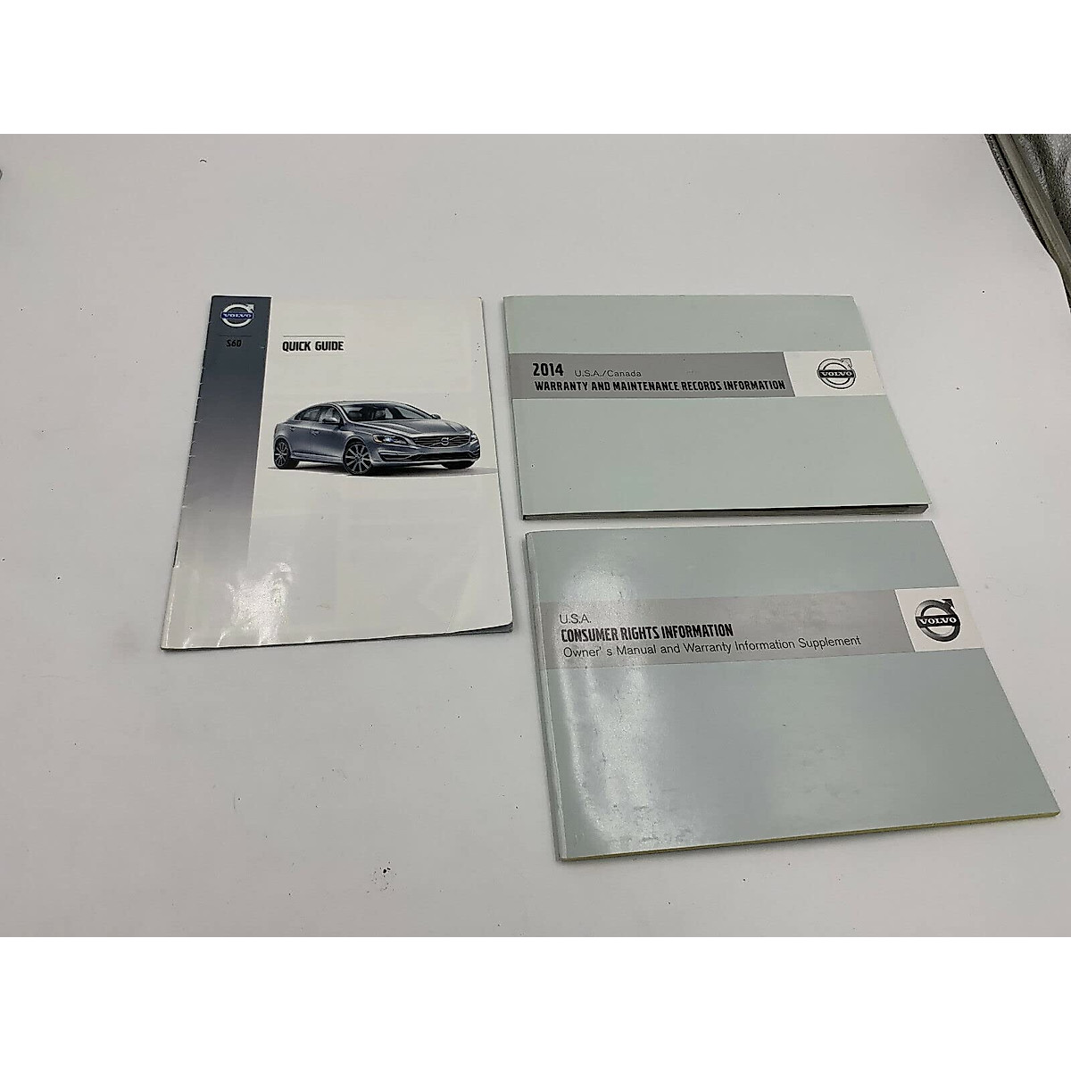 2014 Volvo S60 Owners Manual Set with Case OEM K01B51005