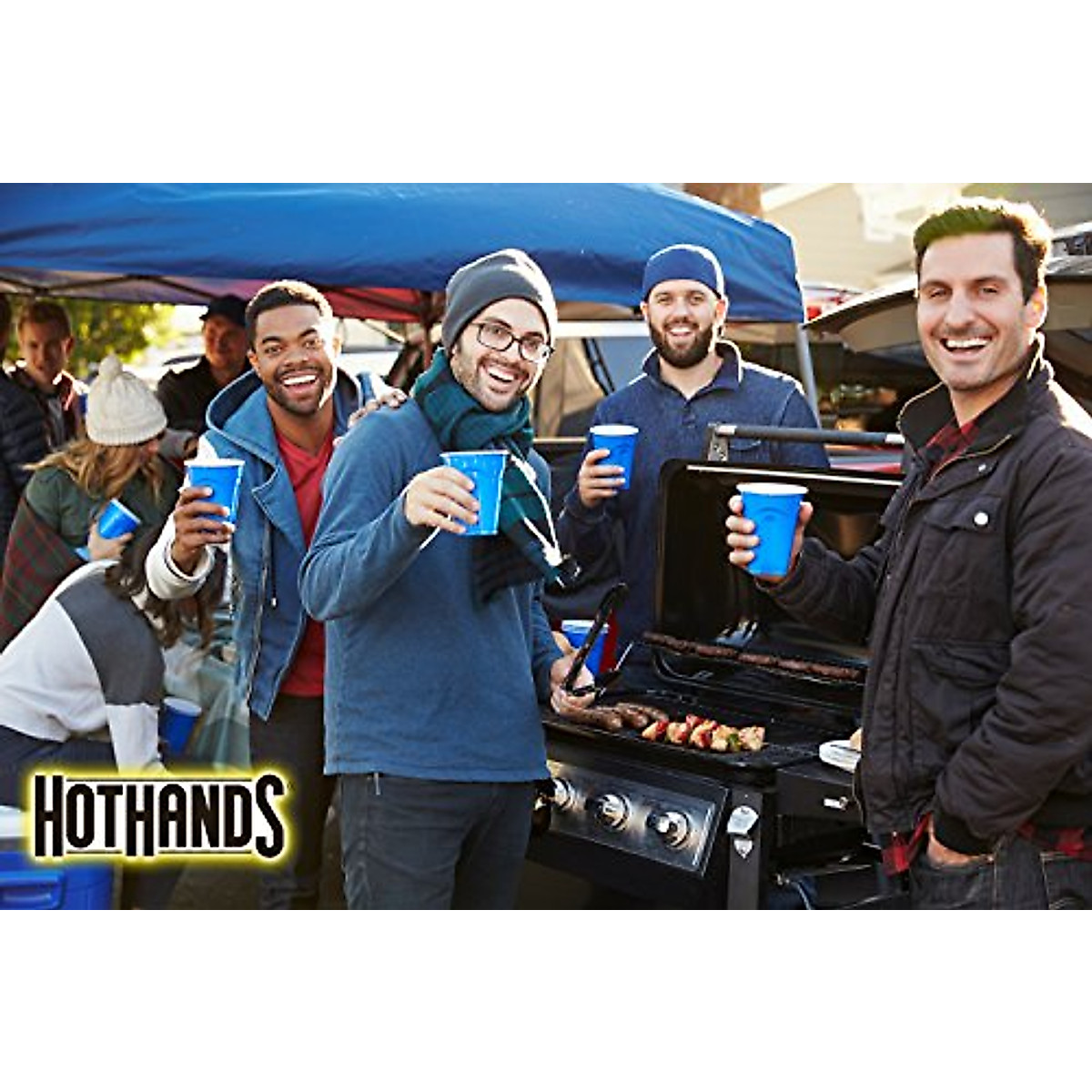 HotHands Game Day Hand & Toe Warmers - Long Lasting Safe Natural Odorless Air Activated Warmers - 24 Pair OF Hand Warmers & 8 Pair Of Toe Warmers