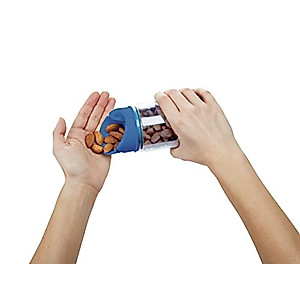 BUILT 12 Ounce Tidbit On The Go Snack Container Blue Tint 5269892