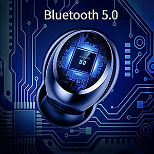 TBIIEXFL Headset Touch Function with Charging Box Stereo Headphones in-Ear Built-in Microphone Headphones Sports Subwoofer