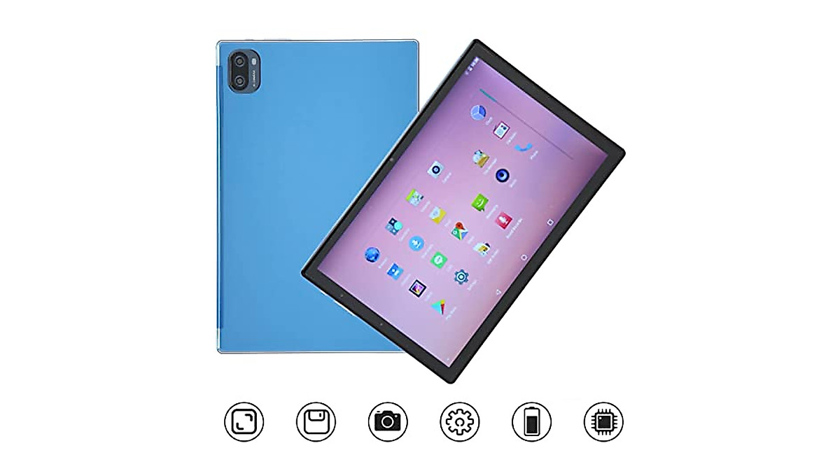 Cosiki 10-Inch Android Tablet with 4G & 5G WiFi | 6GB RAM, 256GB Storage