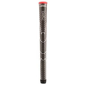 Winn Dri-Tac Standard Size Golf Grips - Set of 9, Dark Gray