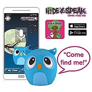 My Audio Pet Mini Bluetooth Animal Wireless Speaker for Kids of All Ages - True Wireless Stereo – Pair with Another TWS Pet for Powerful Rich Room-Filling Sound (OWLcapella Blue)