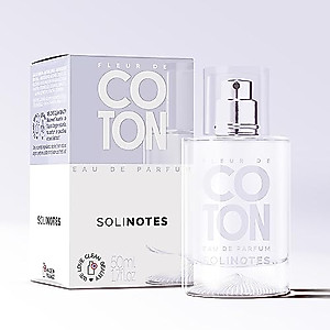 SOLINOTES Cotton Flower Perfume for Women - Eau De Parfum | Delicate Floral and Soothing Scent - Made in France - Vegan - 1.7 fl.oz