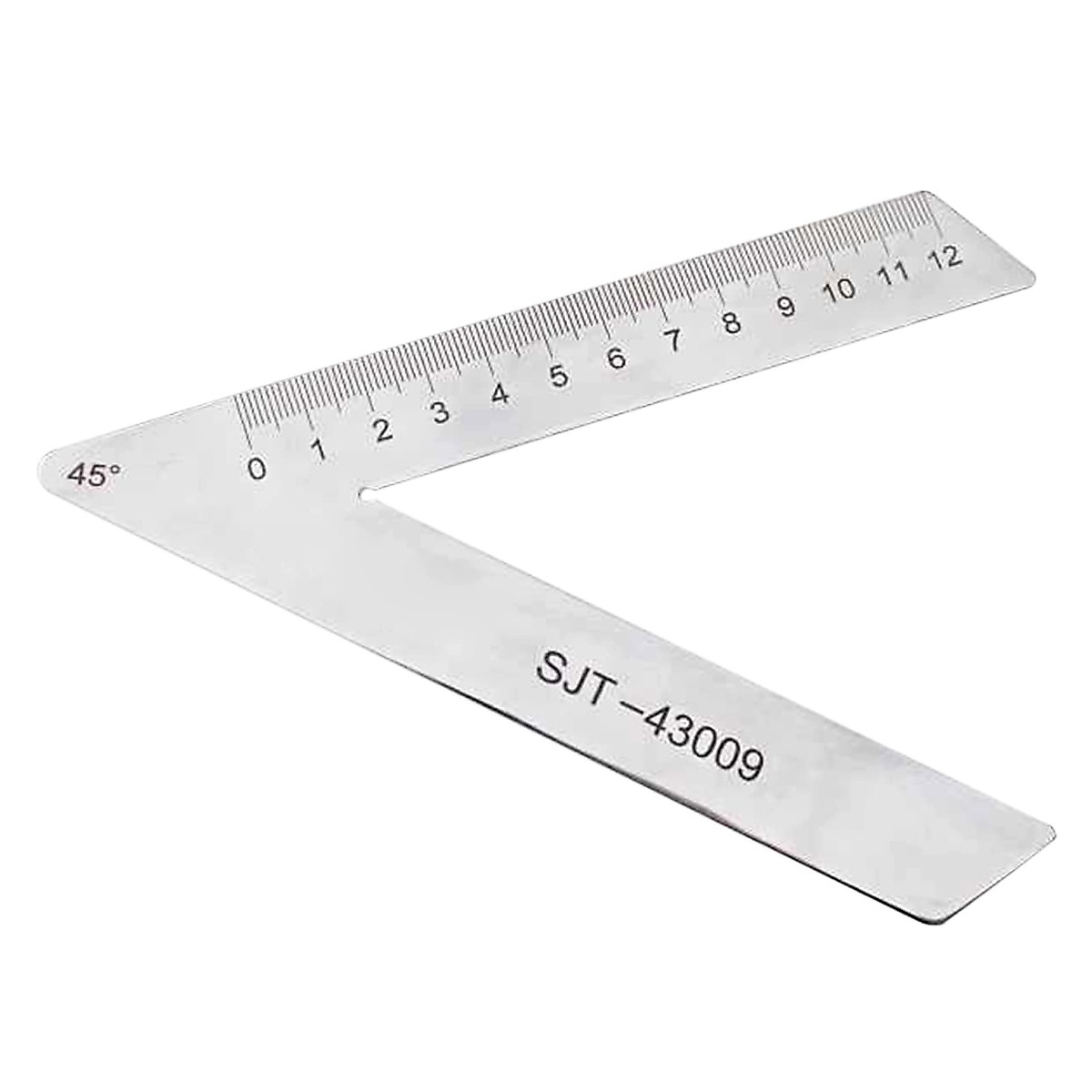 Angle Ruler With Clear Scale Stainless Steel 45 Degree 90 Degree Square Ruler Lightweight Angle Ruler Used For Construct