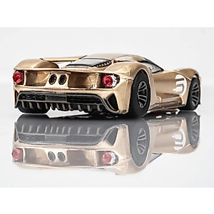 AFX/Racemasters Ford GT Heritage #5 Gold AFX22061 HO Slot Racing Cars