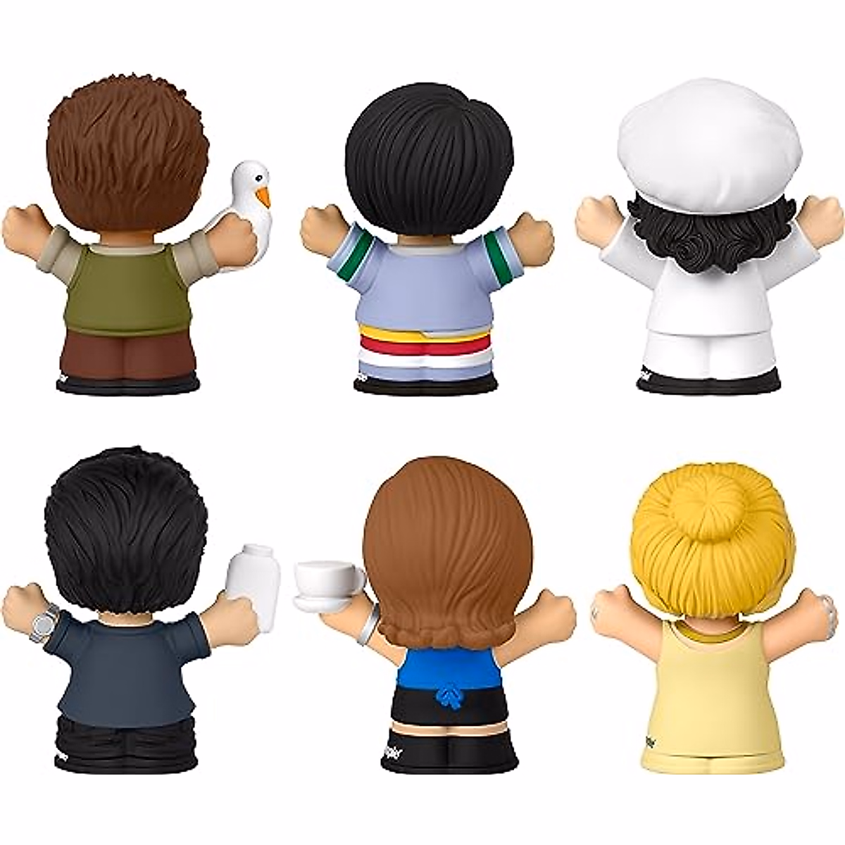 Little People Collector Friends TV Series Special Edition Figure Set for Adults & Fans, 6 Characters in a Display Gift Package